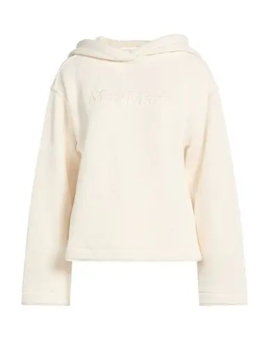 Max Mara Sweatshirt Cream Size Cotton, Polyester - White