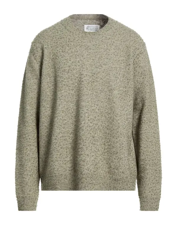 MAISON MARGIELA Knitted Crewneck Sweater - Grey