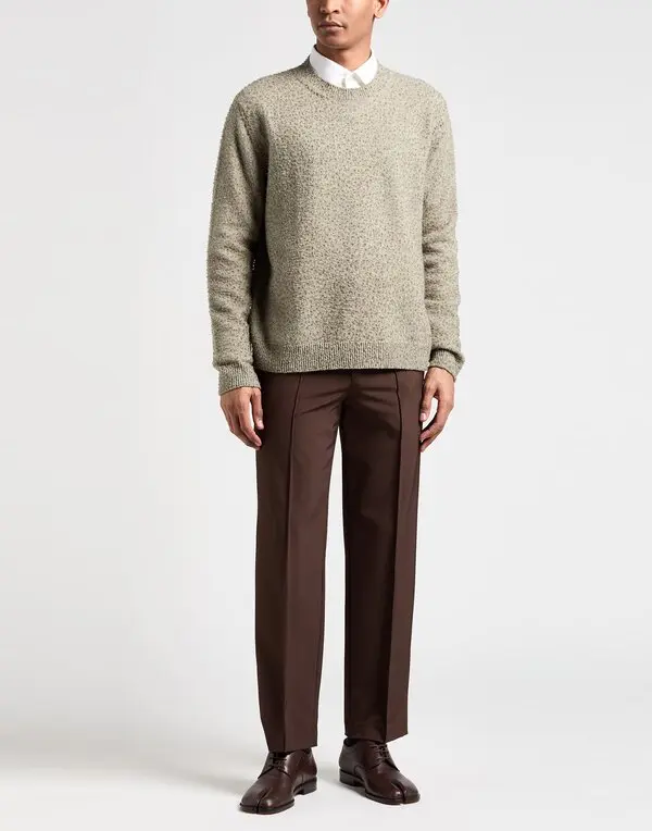 MAISON MARGIELA Knitted Crewneck Sweater - Grey