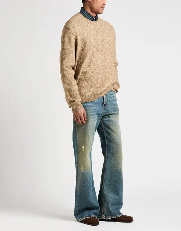 MAISON MARGIELA Knitted Crewneck Sweater - Grey