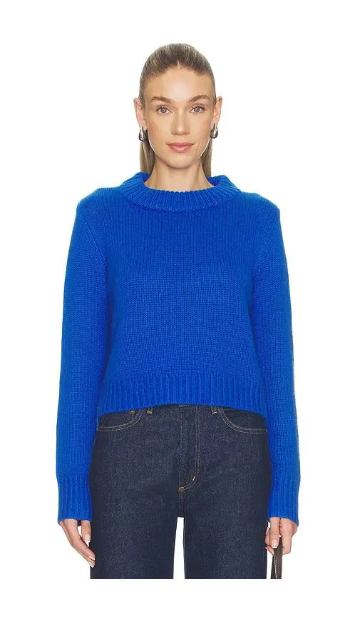 LA LIGNE Solid Mini Marin Sweater - Cobalt