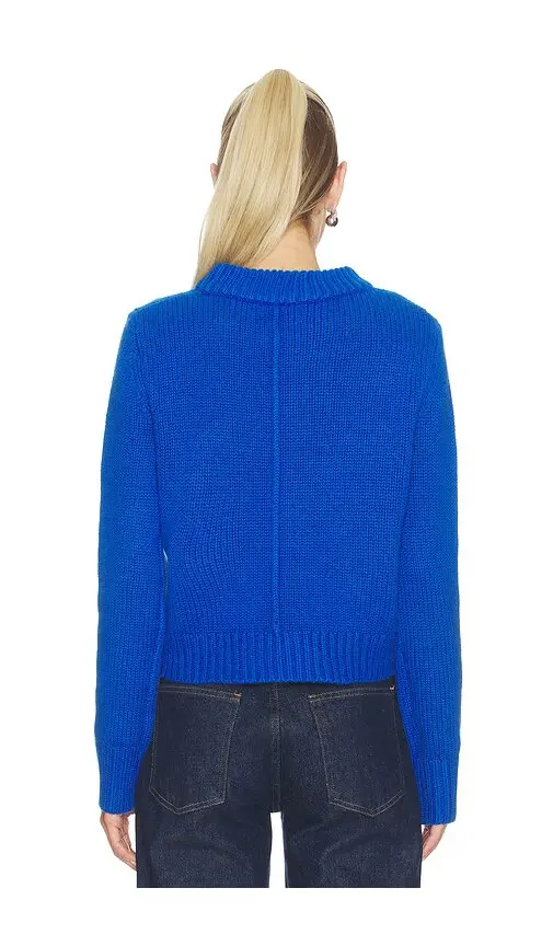 LA LIGNE Solid Mini Marin Sweater - Cobalt
