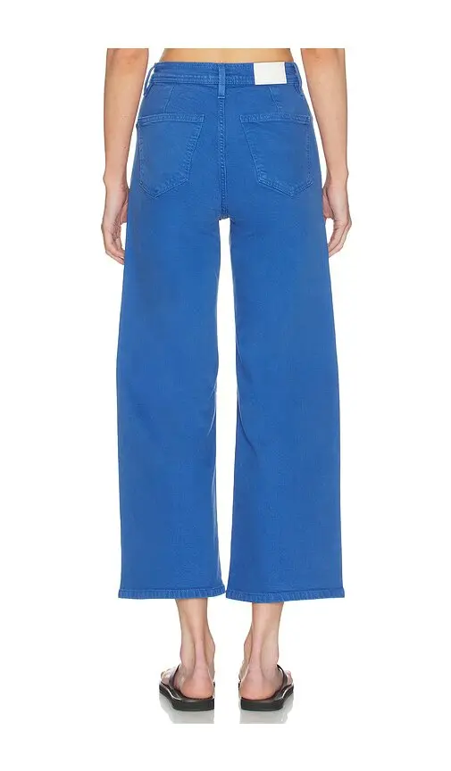 PISTOLA Penny Crop High Rise Wide Leg Jeans - Ciel