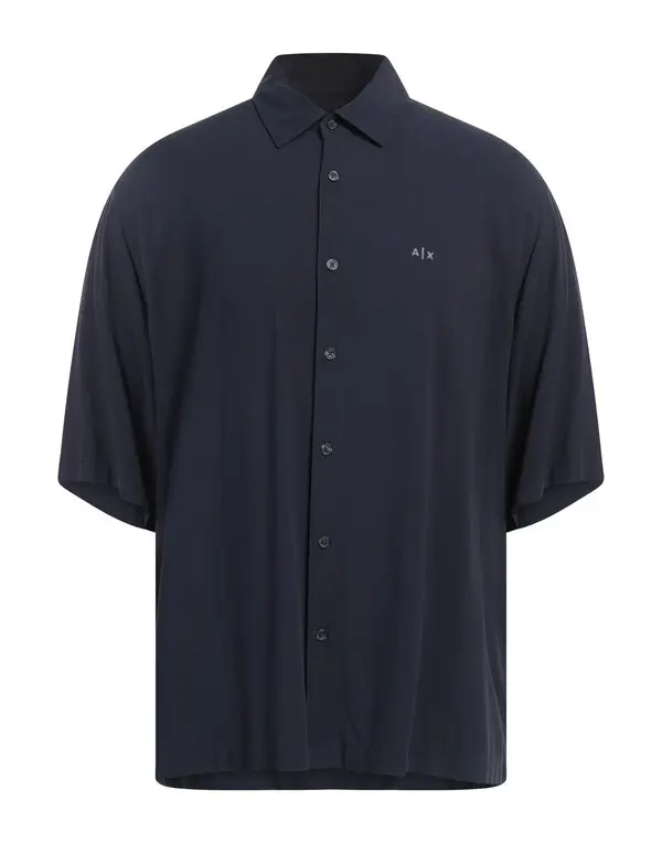 Armani Exchange Shirt Size Viscose - Blue