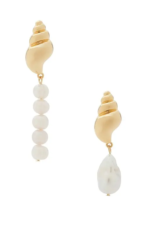 FRASIER STERLING X For Love & Lemons Nantucket Earrings - Gold