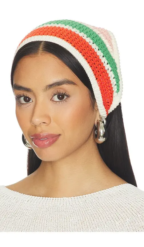 Callahan Perla Crochet Headscarf - Multi