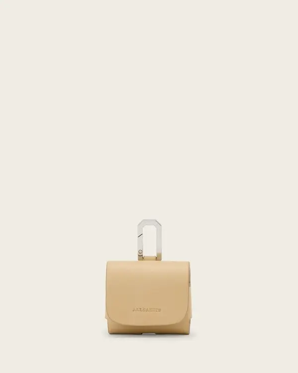 ALLSAINTS Airpod Leather Hex Case - Mellow Yellow