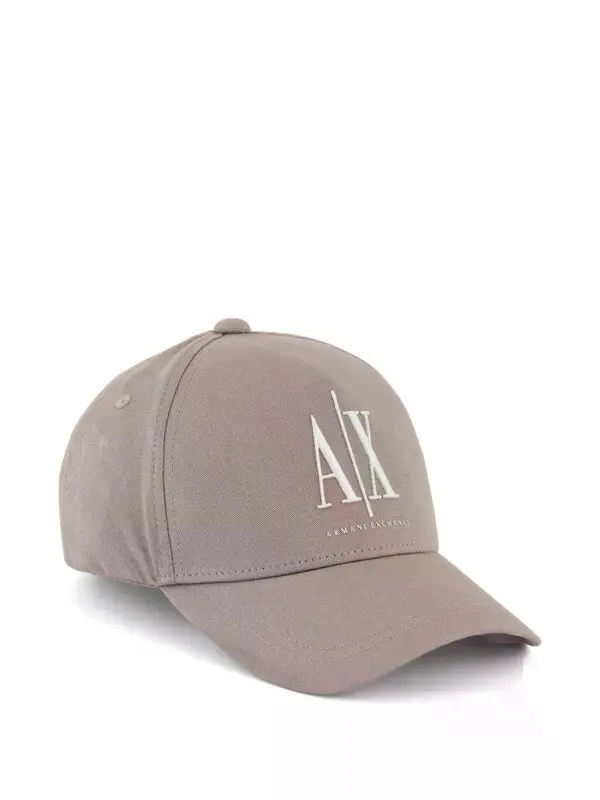Armani Exchange Logo-embroidered Baseball Cap - Neutrals