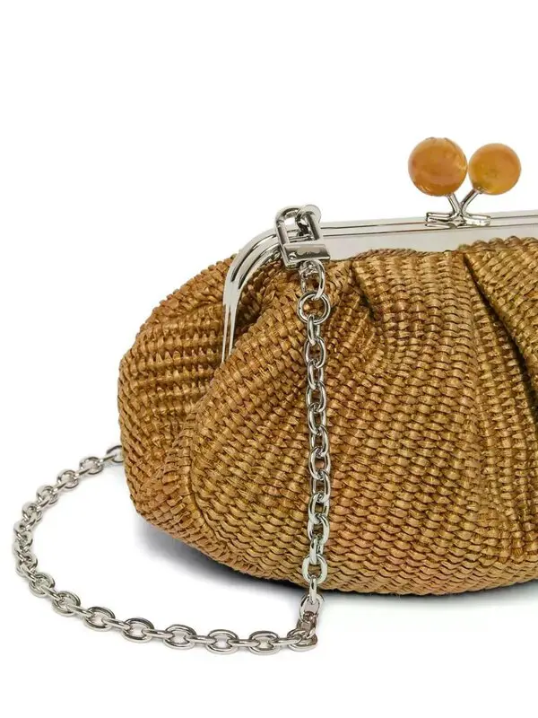 Max Mara Small Pasticcino Raffia-effect Sphere Tote
