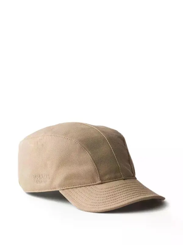 Prada Drill Baseball Cap - Neutrals