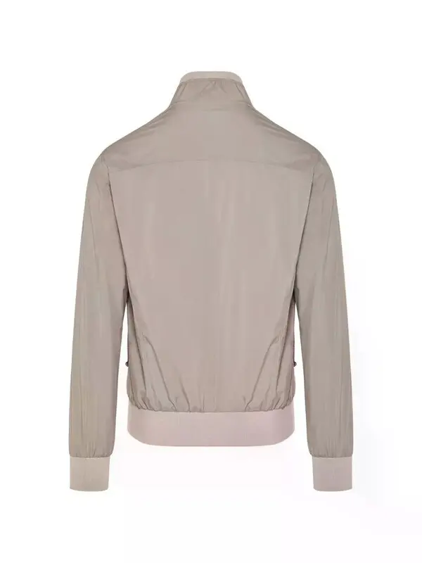 BARBA NAPOLI Zip Bomber Jacket - Neutrals
