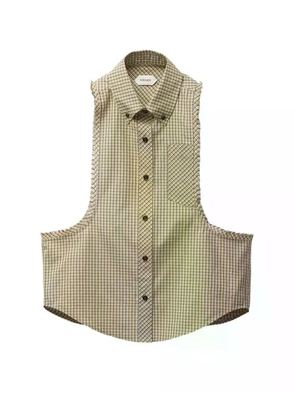 Versace Frayed Shirt