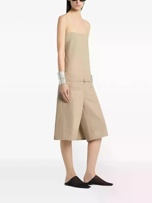 COURREGES Belted Strapless Playsuit