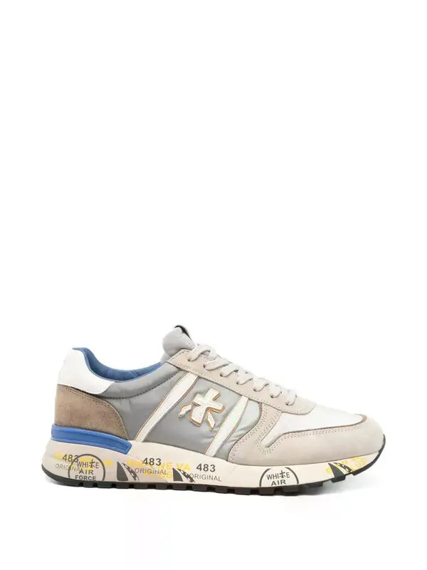 Premiata Lander 8010 Panelled Sneakers - Neutrals