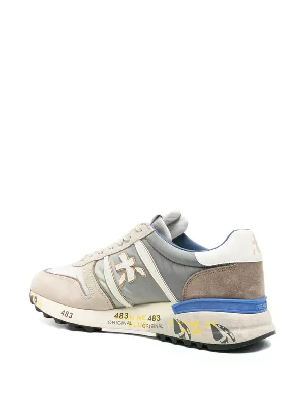 Premiata Lander 8010 Panelled Sneakers - Neutrals