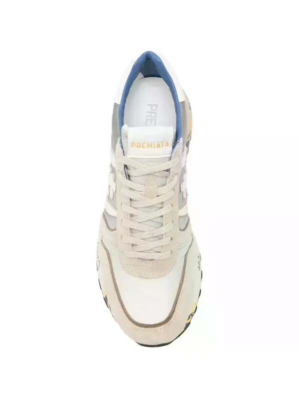 Premiata Lander 8010 Panelled Sneakers - Neutrals