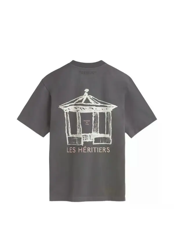 LES HÉRITIERS Logo-print T-shirt