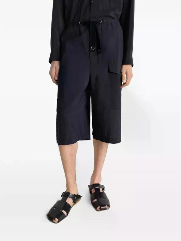 LEMAIRE Drawstring Cargo Bermuda Shorts