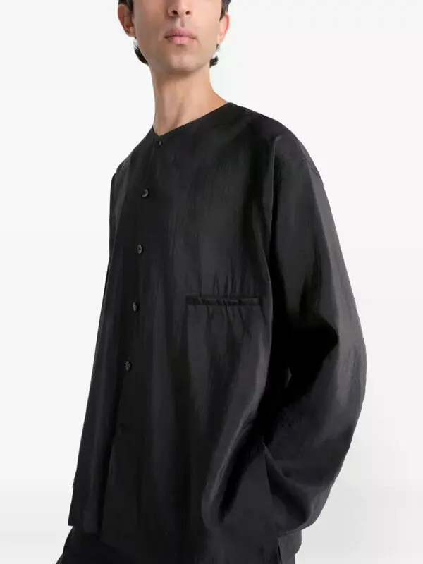 LEMAIRE Buttoned Shirt - Black