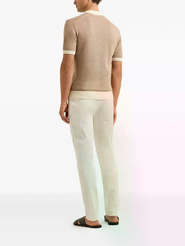 Orlebar Brown Horton Contrast-trim T-shirt - Neutrals