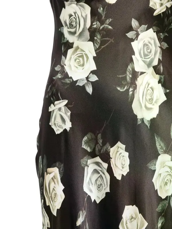 L'Agence Sayla Floral-print Gown
