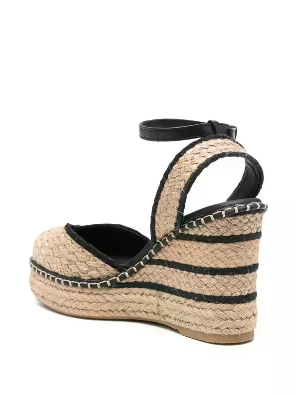 CastaÑer Striped Wedge Espadrilles