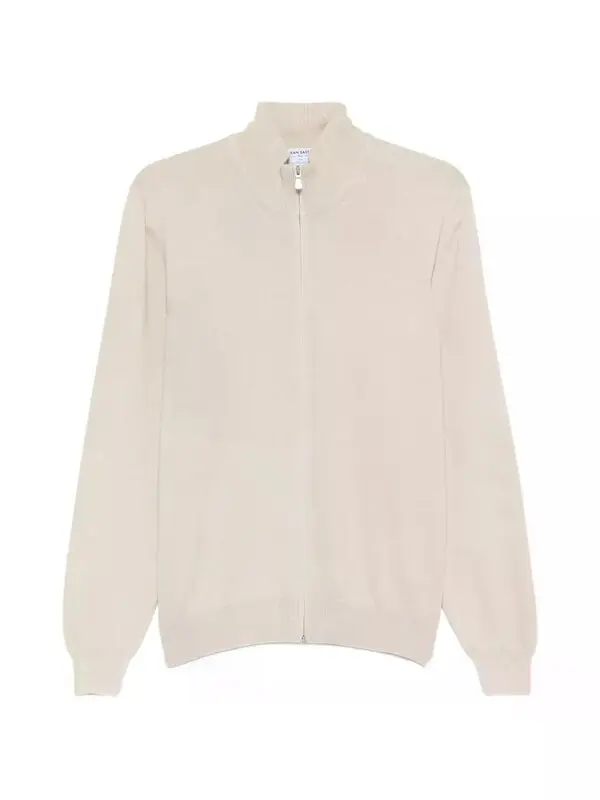 GRAN SASSO Zip Cardigan - Neutrals