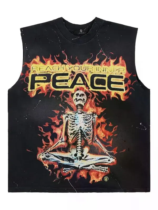 HELLSTAR Sleeveless T-shirt - Black
