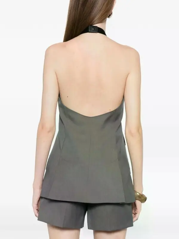 Max Mara Cali Sleeveless Waistcoat - Grey