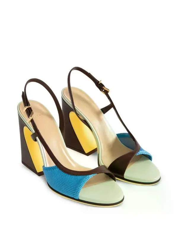 Fendi Cutout Heel Arco Pumps