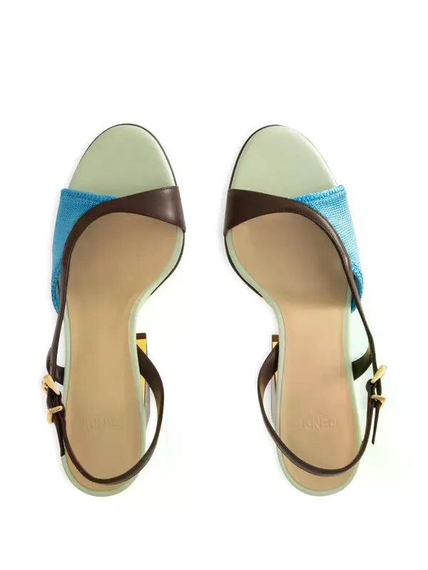 Fendi Cutout Heel Arco Pumps