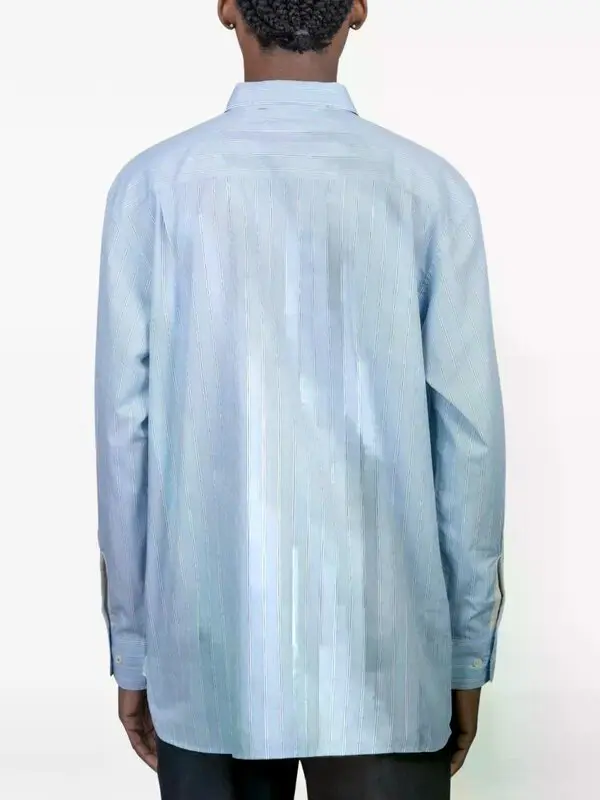 Universal Works Square-pocket Striped Shirt