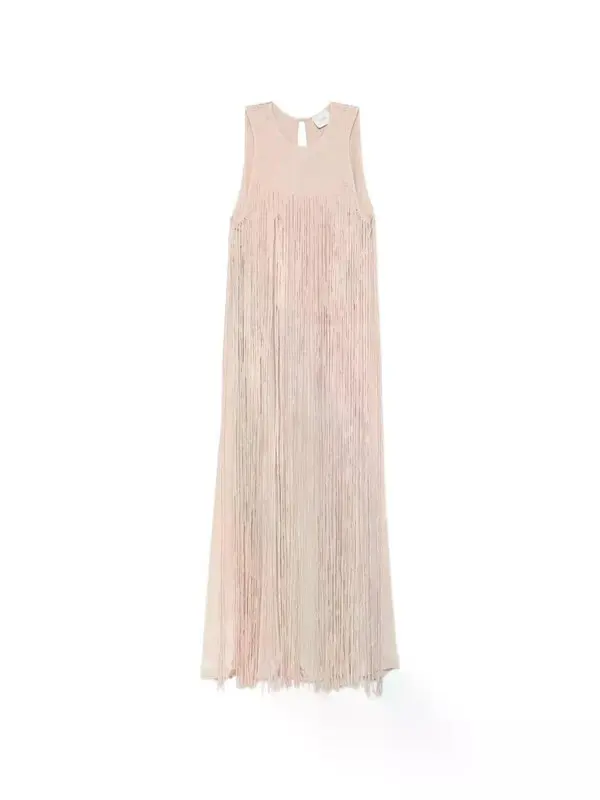 ALYSI Fringed Maxi Dress