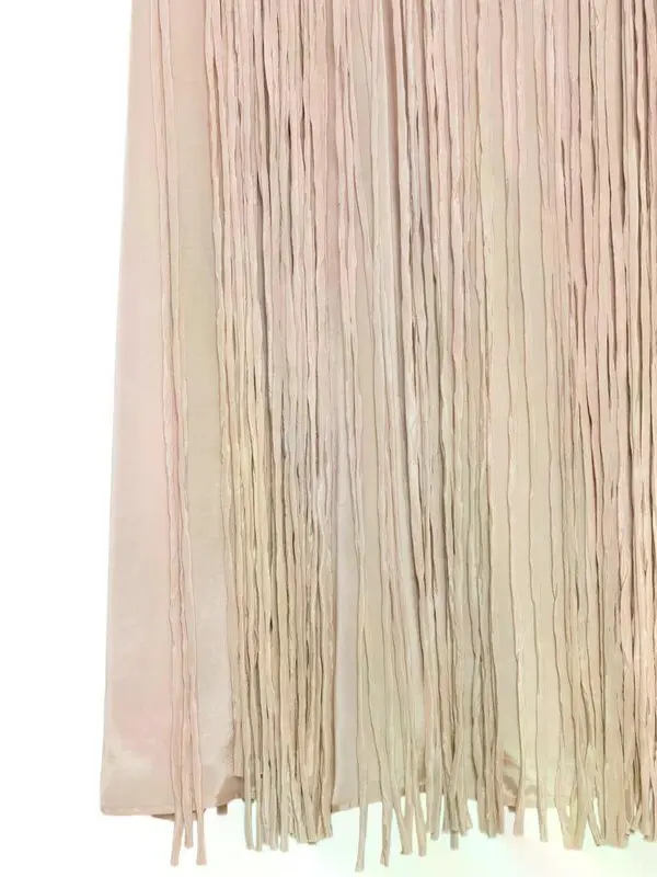 ALYSI Fringed Maxi Dress