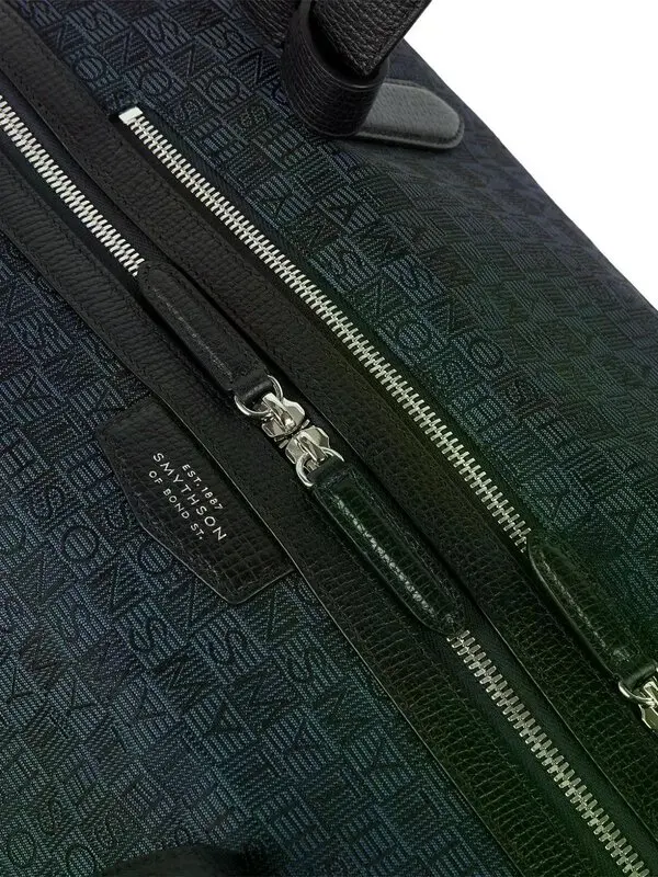 Smythson Monogram-print Travel Bag