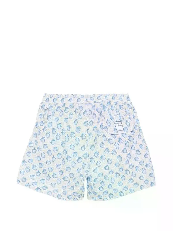 Fedeli Floral-print Swim Shorts