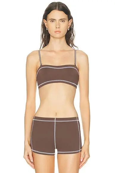 Staud Sara Bikini Top - Java