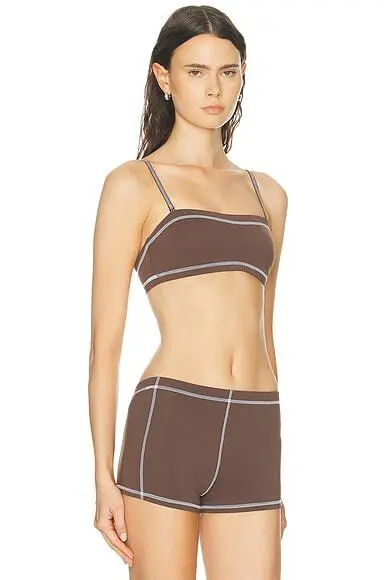 Staud Sara Bikini Top - Java