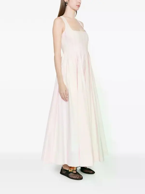 Sportmax Square-neck Maxi Dress - Pink