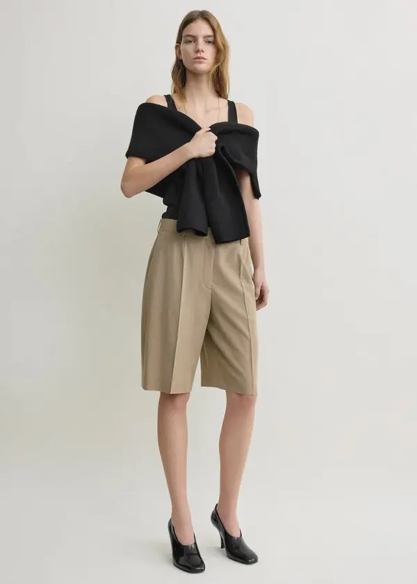 TOTEME Wide Fluid Trousers - Brown