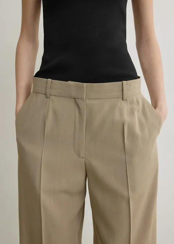 TOTEME Wide Fluid Trousers