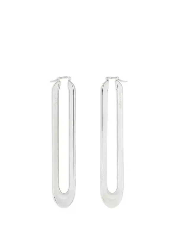COURREGES Oval Hoop Earrings