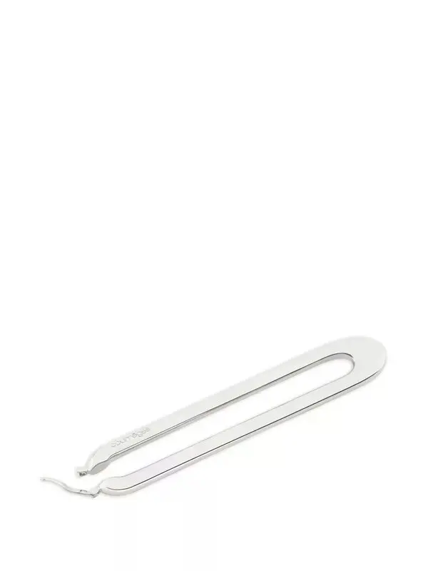 COURREGES Oval Hoop Earrings