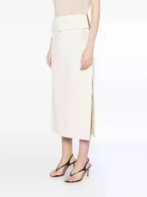 Sportmax Straight Midi Skirt - Neutrals
