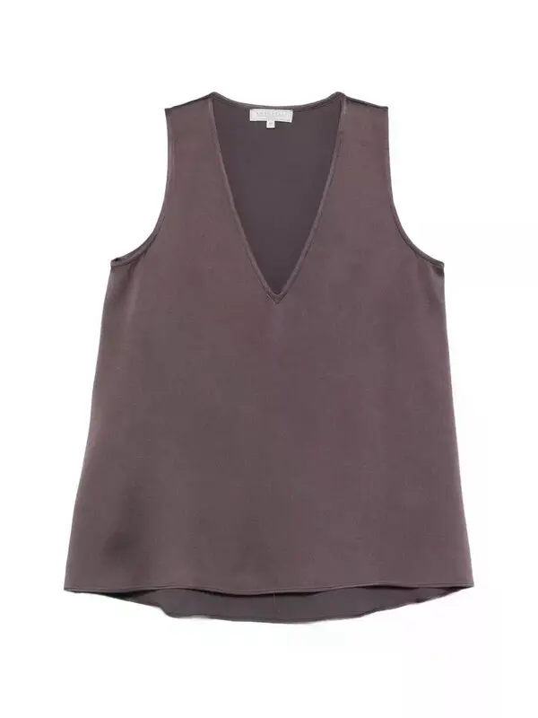 Antonelli Firenze Angelica V-neck Blouse - Purple