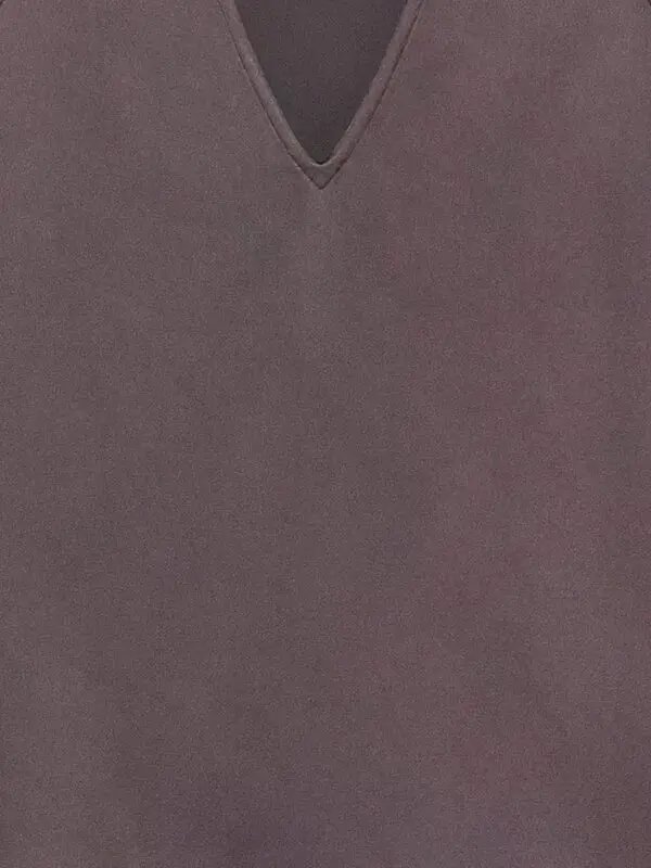 Antonelli Firenze Angelica V-neck Blouse - Purple