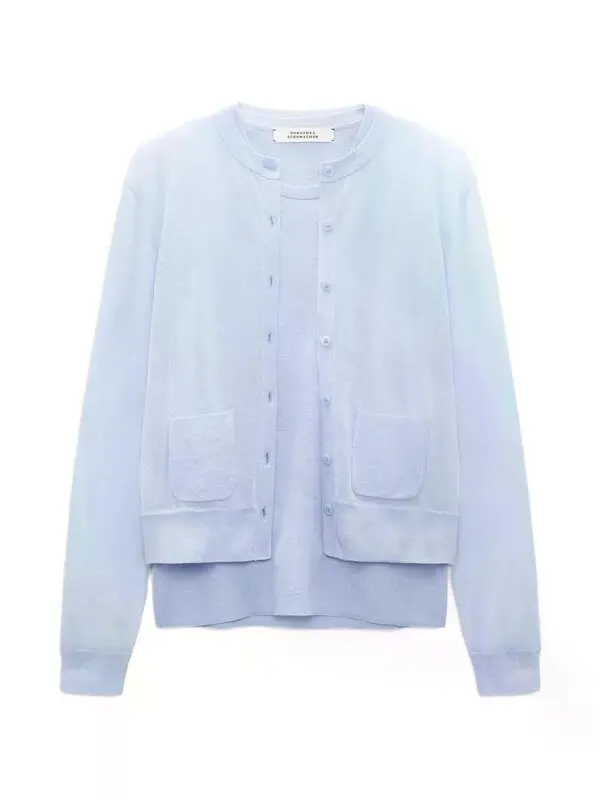 Dorothee Schumacher Button-fastening Patch-pocket Cardigan