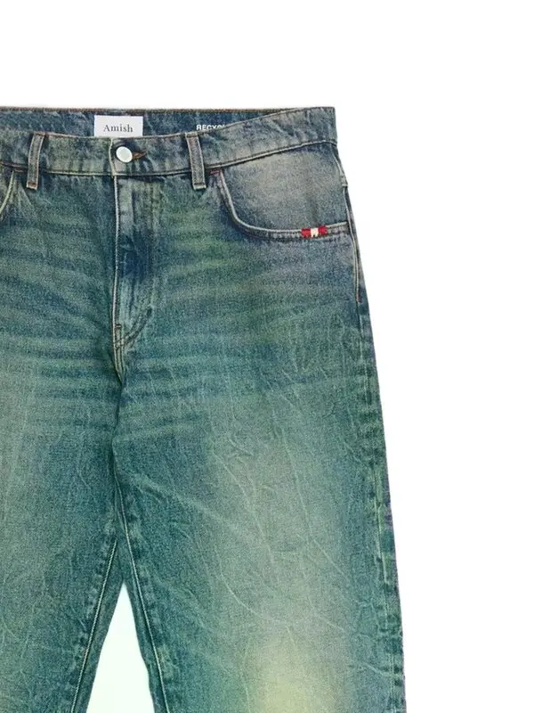 AMISH SUPPLIES James Sonny Dirty Denim Jeans - Blue