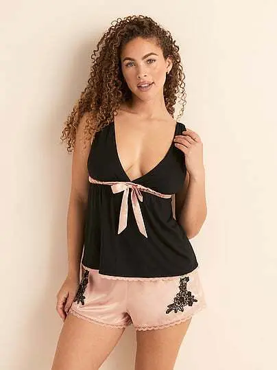 Victoria's Secret Adore Me Starsha Sleep Set - Black