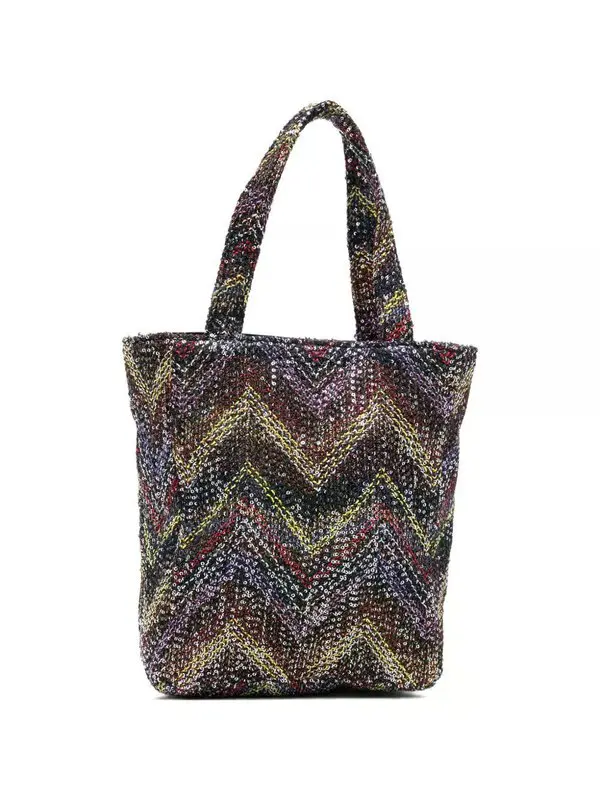 Missoni Mini Caperdoni Sequin Chevron Tote